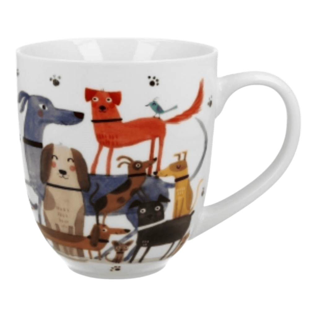 TAZA DUO GIGANTE "PERROS" 1 L | Mandrágora Té y Café