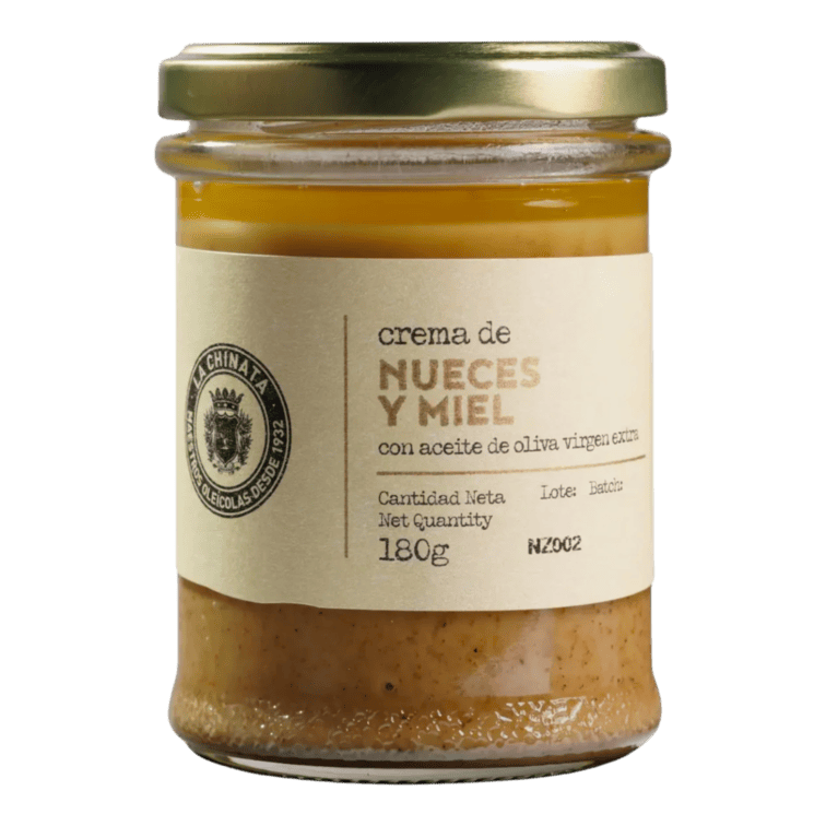 CREMA DE NUECES Y MIEL CON AOVE 180 GR | Mandrágora Té y Café